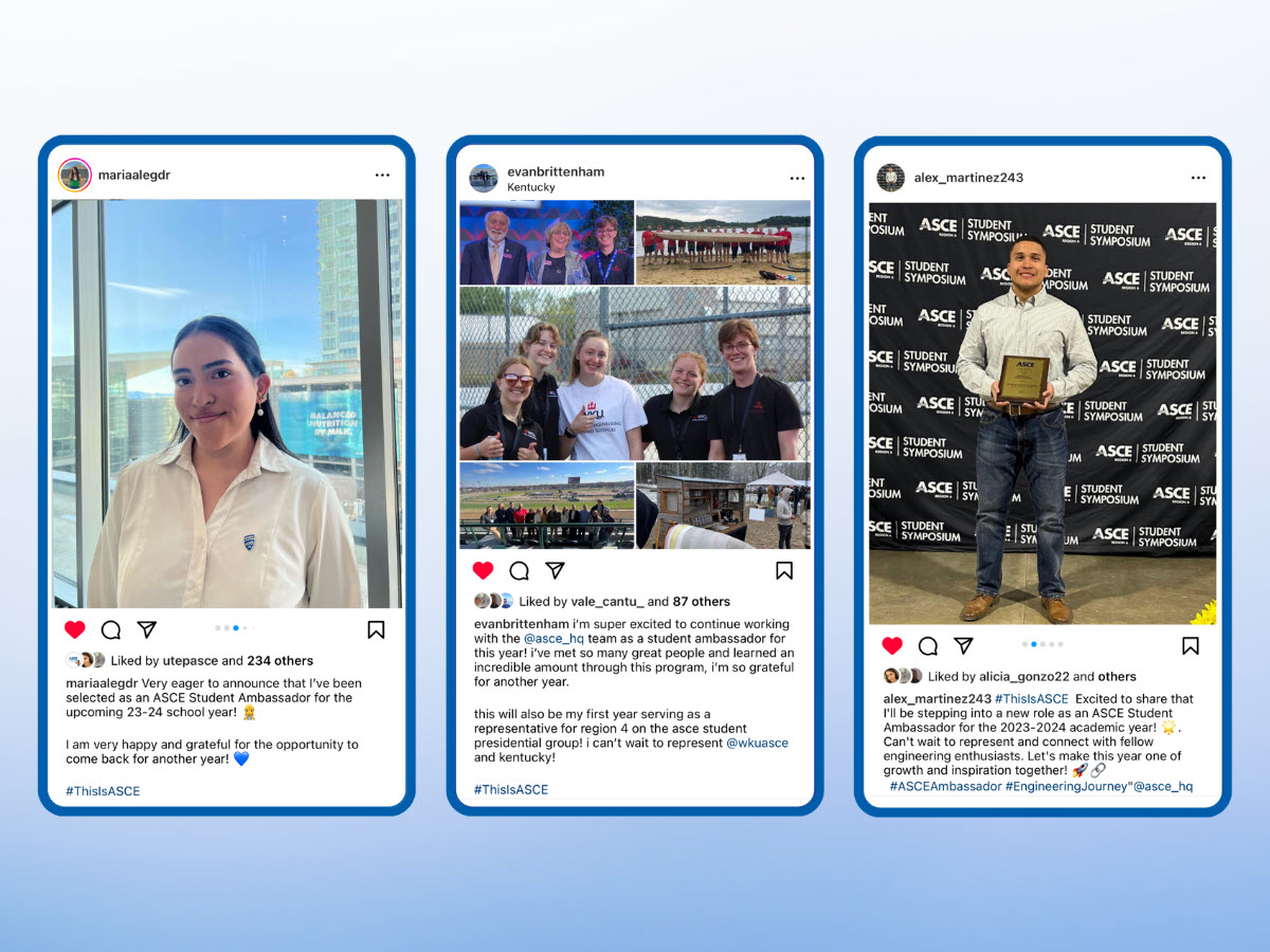 Meet your new class of ASCE student ambassadors | ASCE