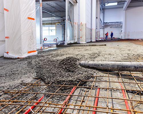 How well does concrete-filled steel deck flooring perform under ...