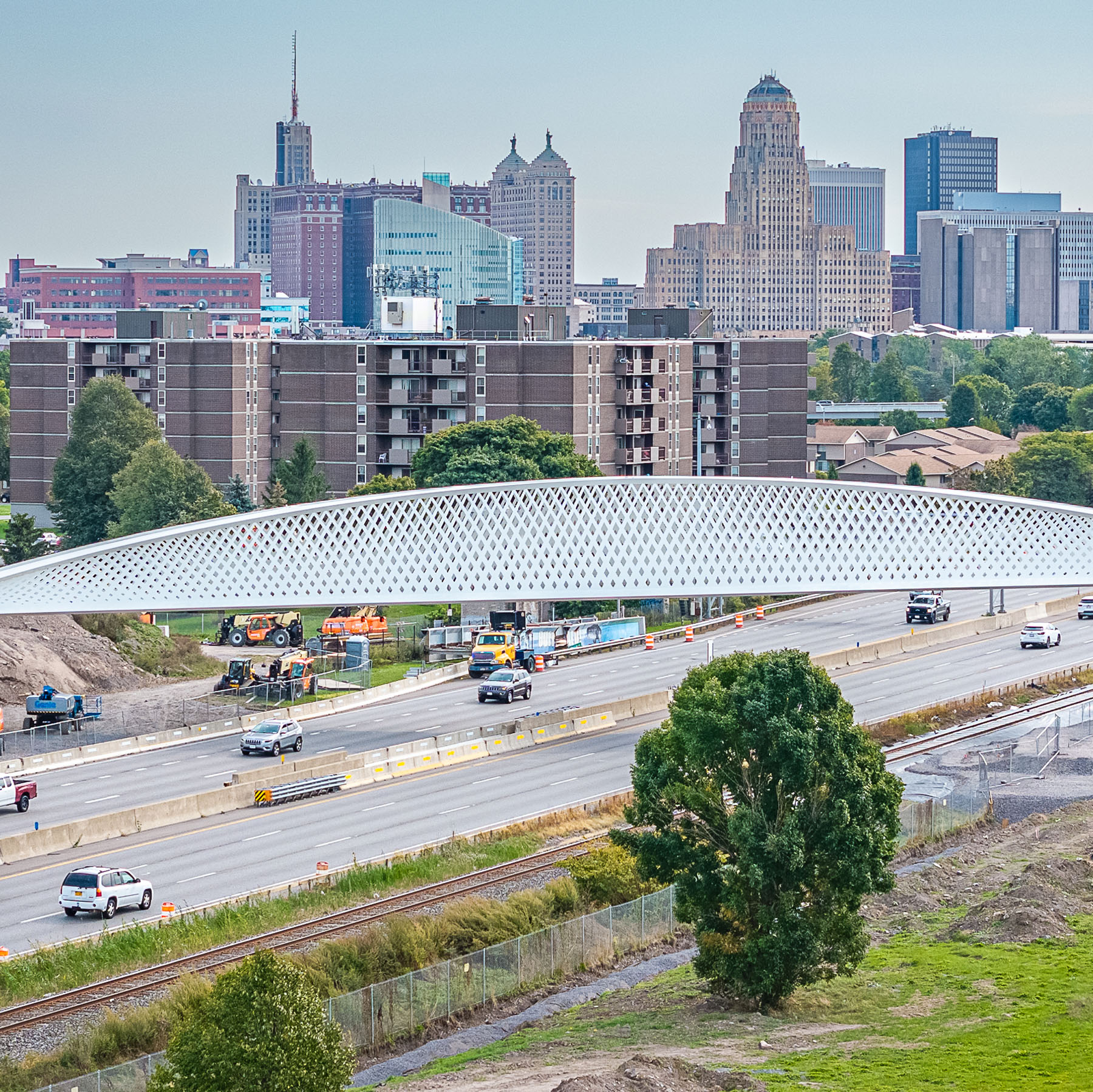 Buffalo community comes together to shape, celebrate pedestrian bridge ...